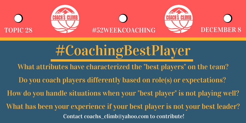 Coaching the Best Player – Coach's Climb